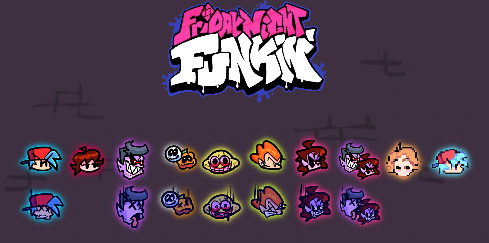 Remastered/Colored FNF Icons (Non-WIP Version) Mod for Friday Night ...