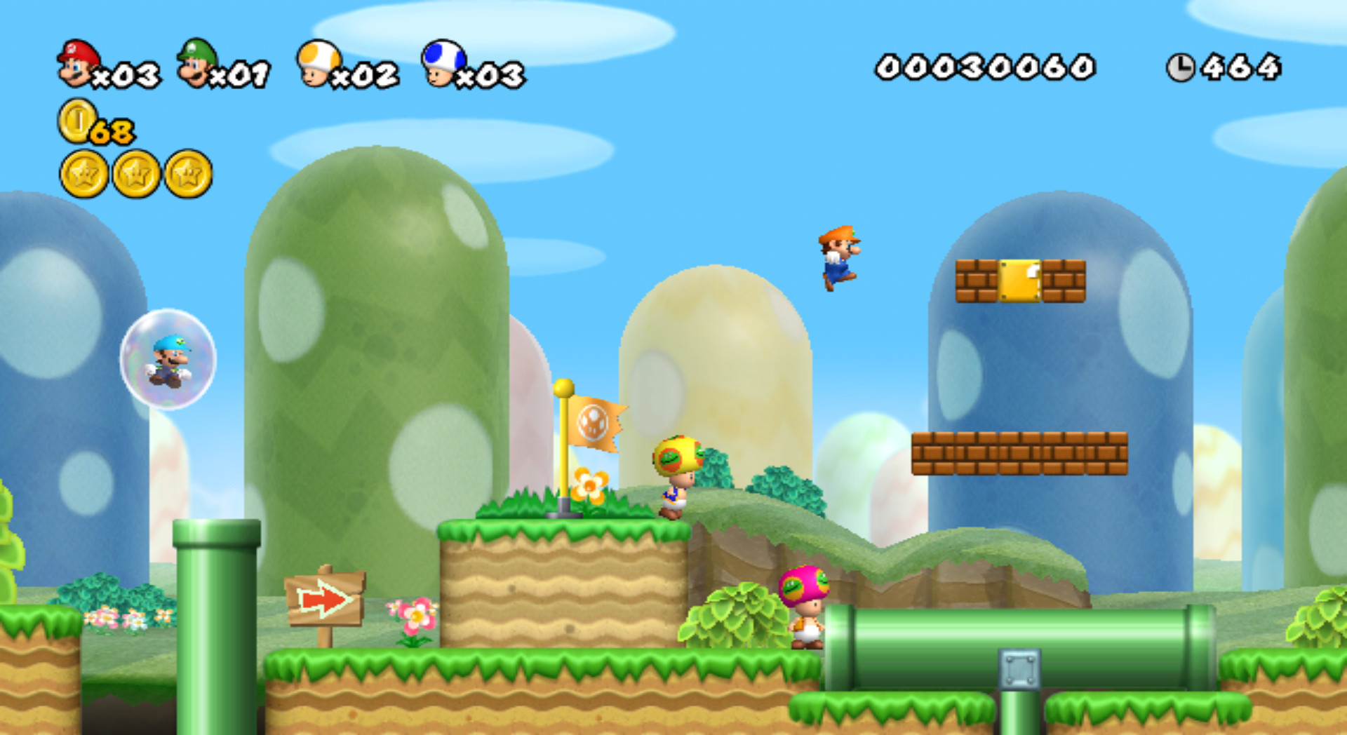 Parappa Frog Hats v2 Mod for New Super Mario Bros. Wii | NSMBW Mods