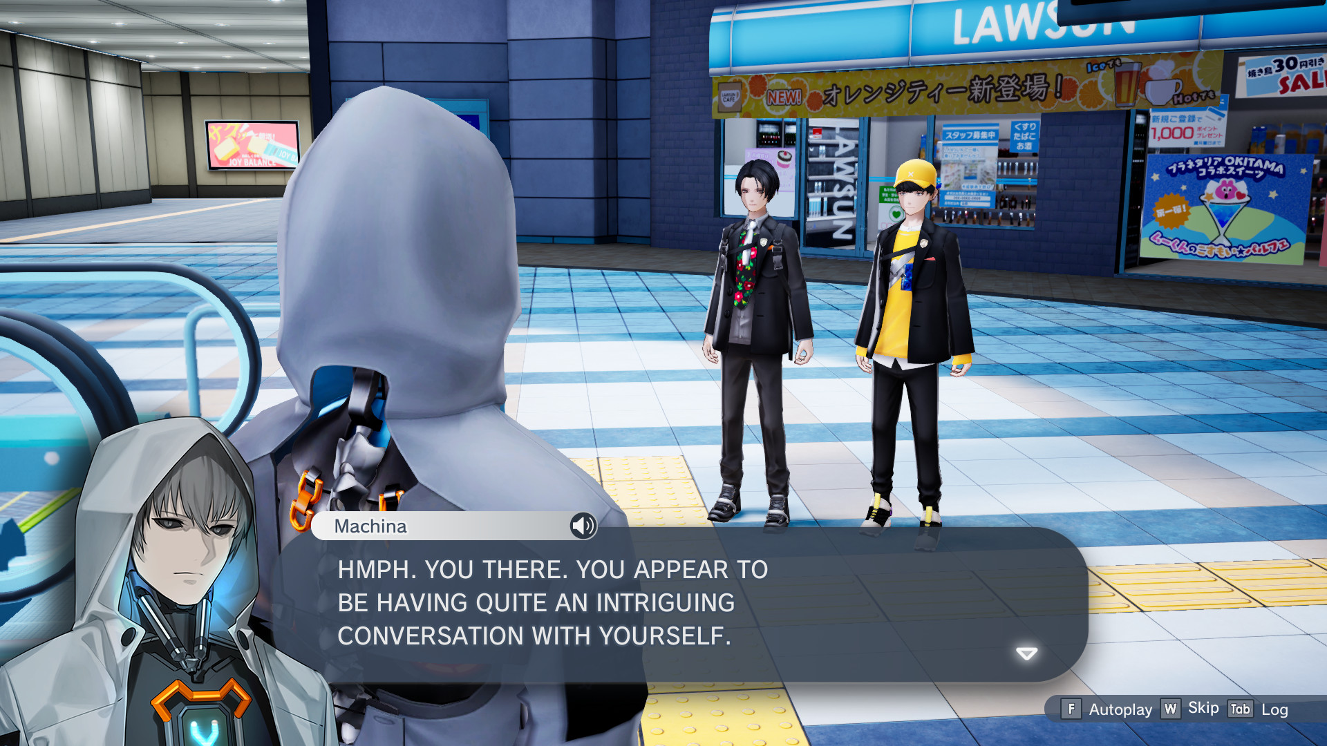 Hyphens removal for Machina's dialogues [The Caligula Effect 2] [Mods]