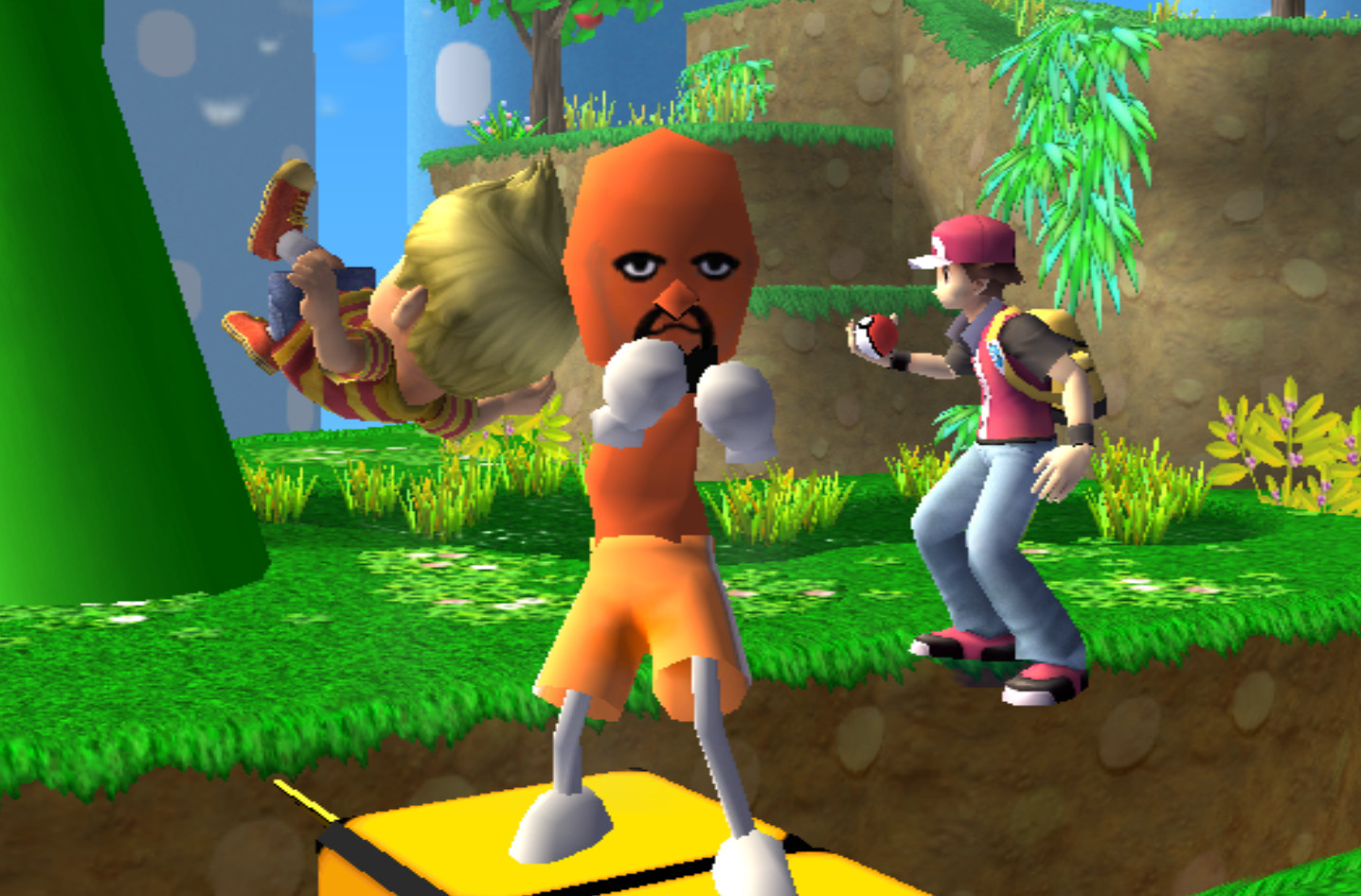 Matt over Little Mac (assist trophy) [Super Smash Bros. Brawl] [Mods]