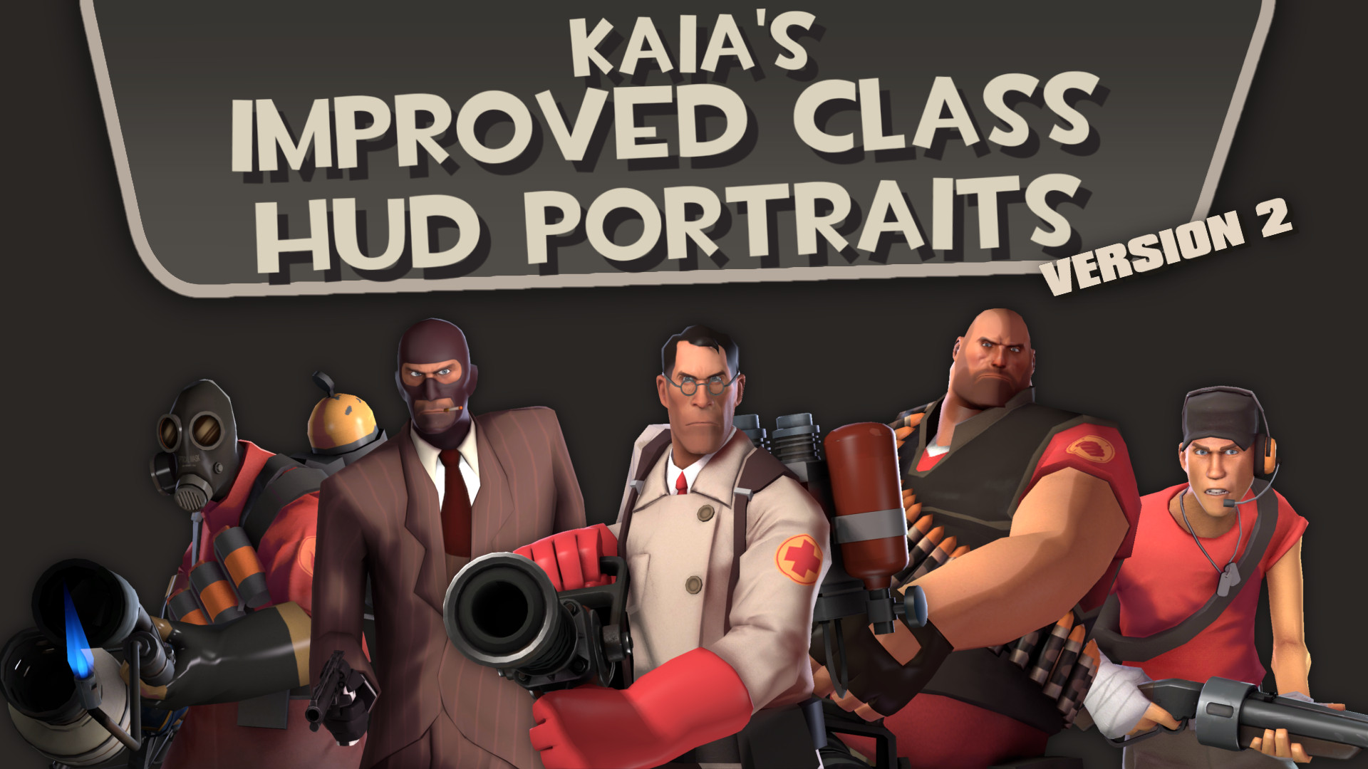 Kaia's Improved HUD Class Portraits [Team Fortress 2] [Mods]
