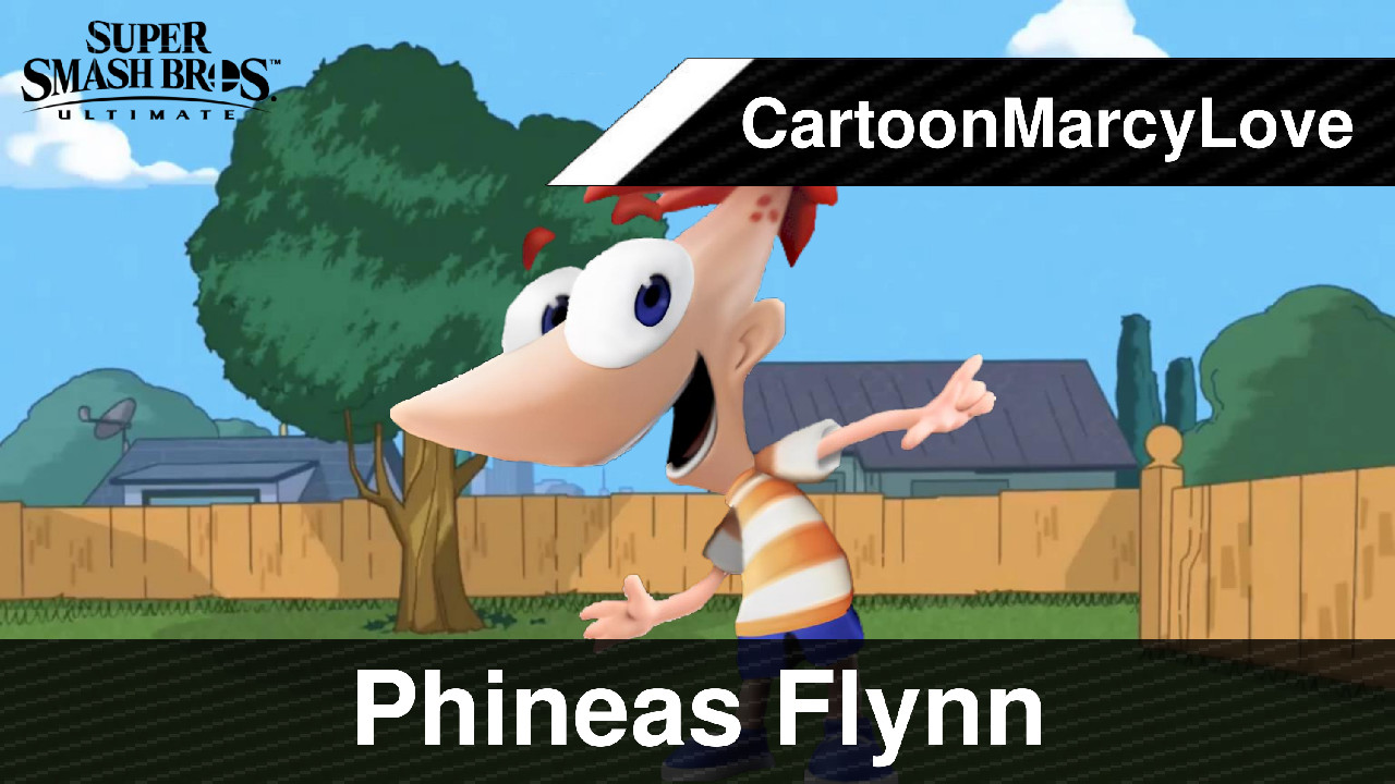Phineas Flynn over Mario Mod for Super Smash Bros. Ultimate | SSBU Mods