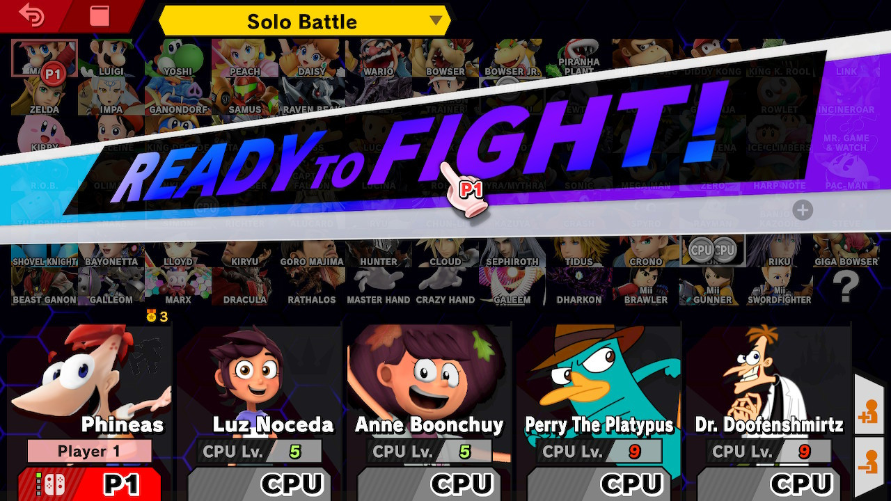 Phineas Flynn over Mario Mod for Super Smash Bros. Ultimate | SSBU Mods