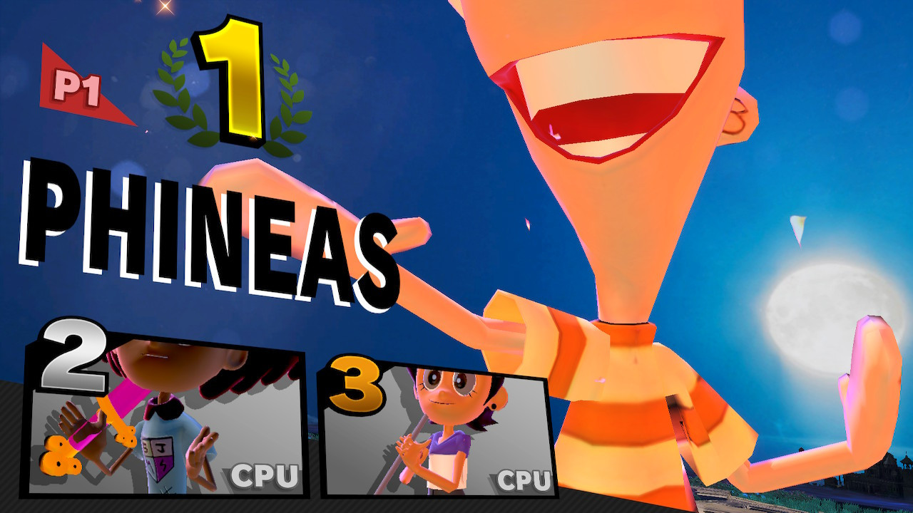 Phineas Flynn over Mario Mod for Super Smash Bros. Ultimate | SSBU Mods