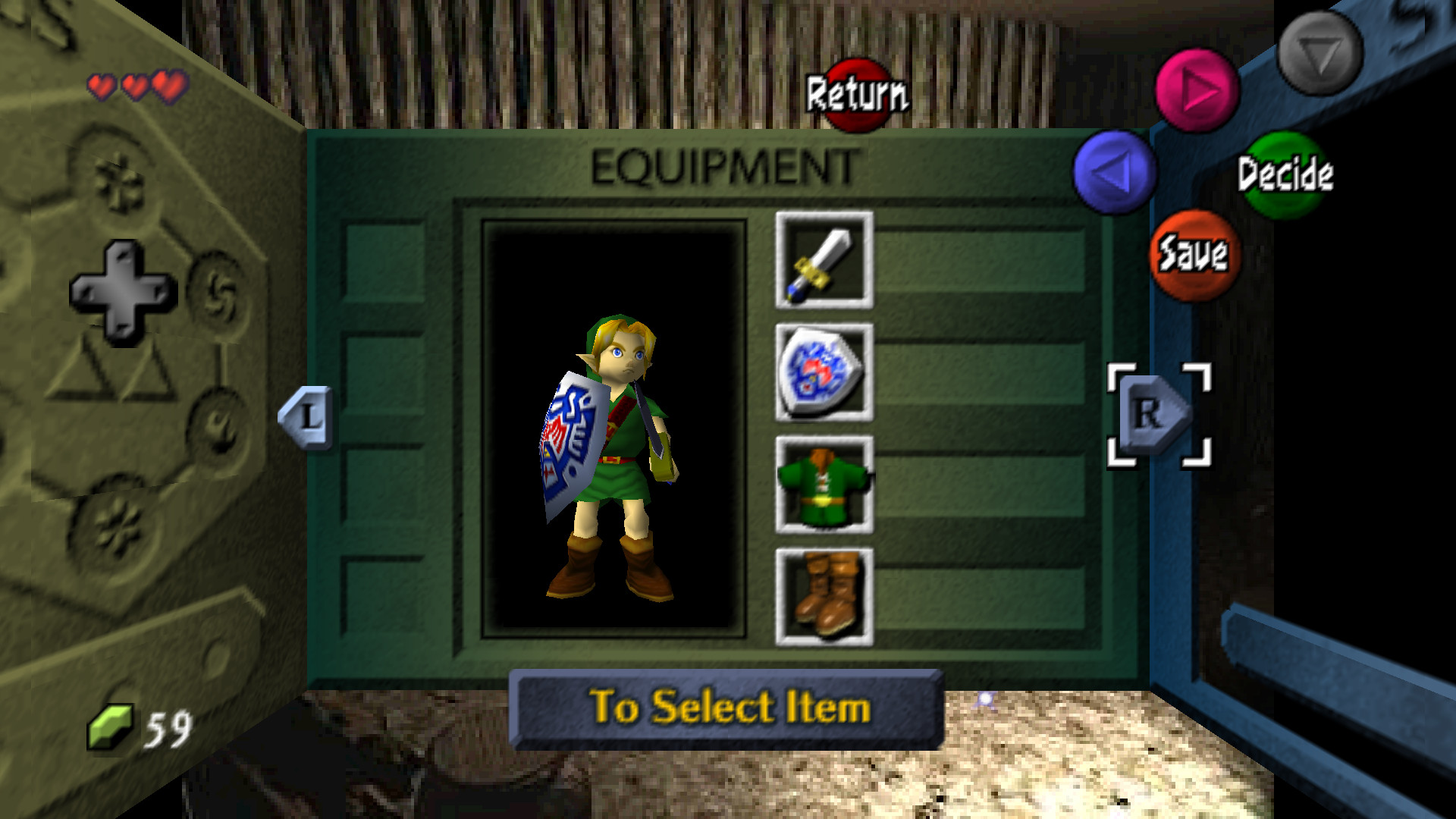 Termina Kokiri Sword and Hero's Shield [Ship of Harkinian (Ocarina of ...