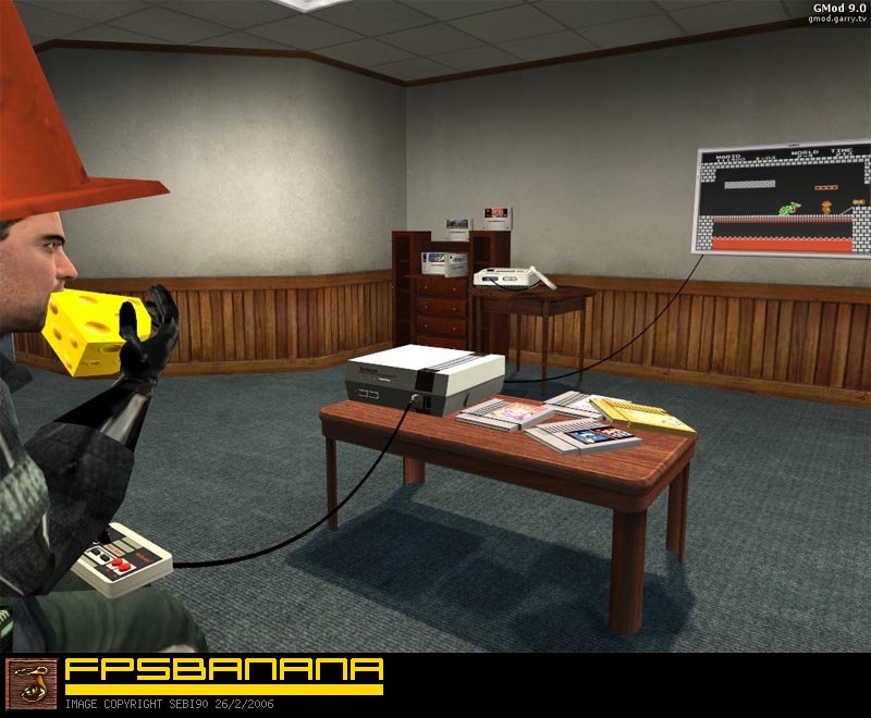 Nintendo Entertaiment Systems + CHEESE(O_o) Mod for Garry's Mod | GMod Mods