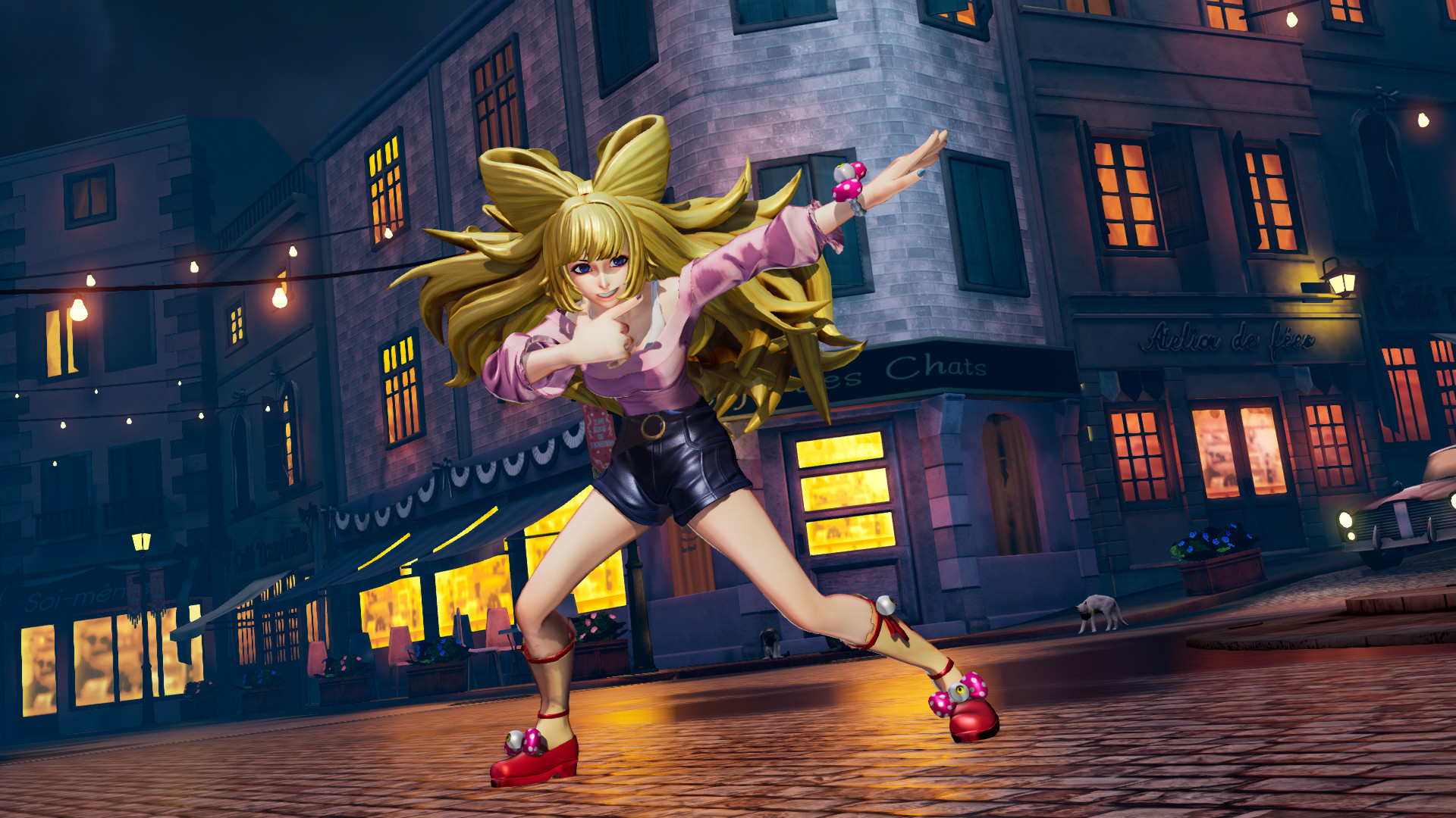 Candy/Gothic Casual Sylvie Mod for The King of Fighters XV | KoFXV Mods