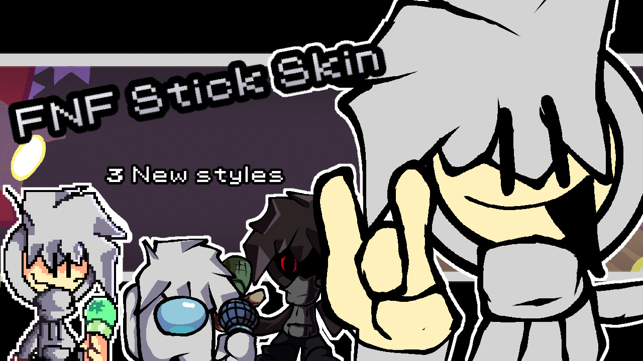 FNF Stick Skin [Friday Night Funkin'] [Mods]