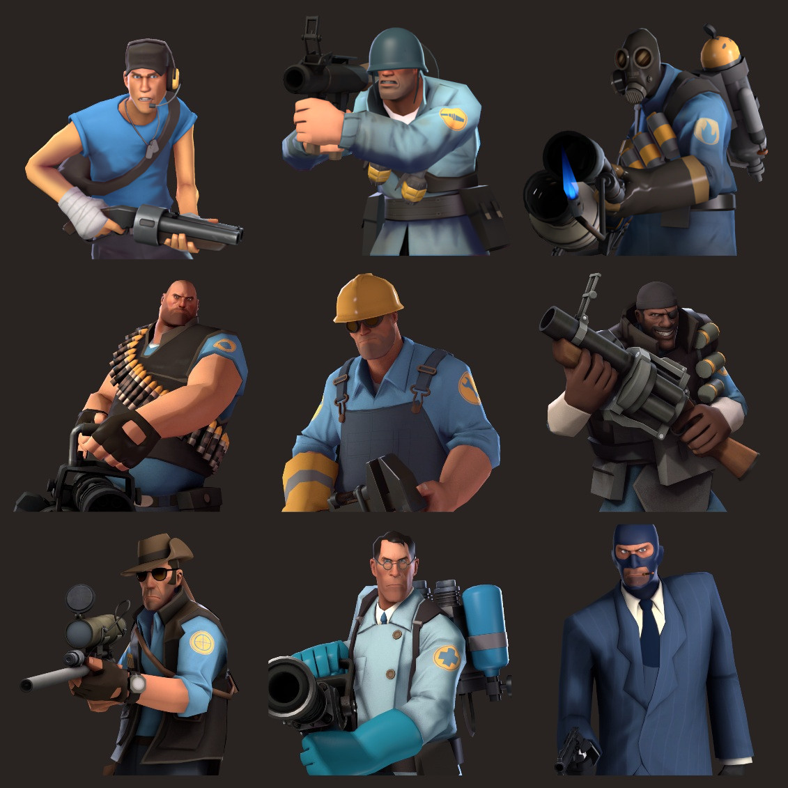 Kaia's Improved HUD Class Portraits [Team Fortress 2] [Mods]