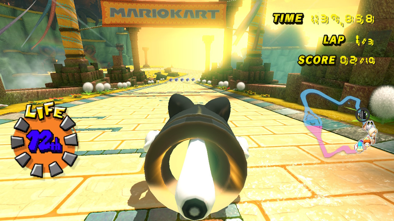 Cat Bullet Bill Mod for Mario Kart 8 Deluxe | MK8D Mods