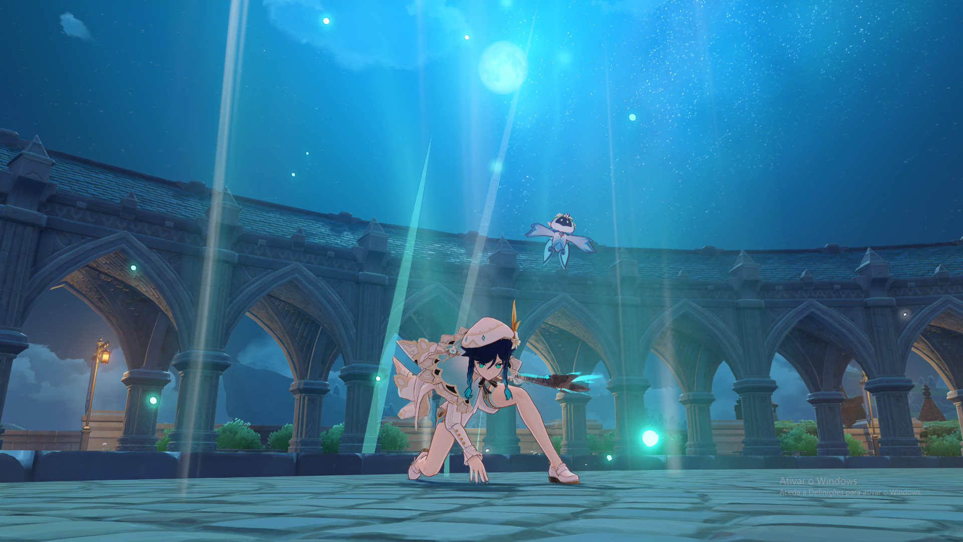 Venti in white/archon form color scheme Mod for Genshin Impact | GI Mods