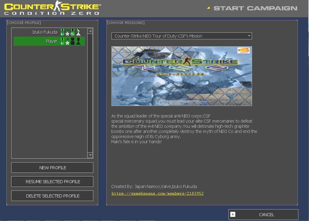 Counter-Strike NEO Tour Of Duty Mod for Counter-Strike: Condition Zero | CS:CZ Mods