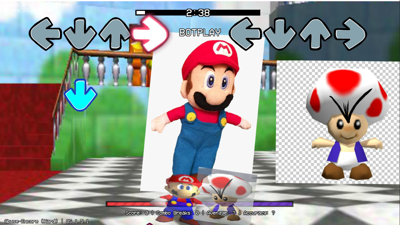 Abuse Encore (SM64 Cover) Mod for Friday Night Funkin' | FNF Mods