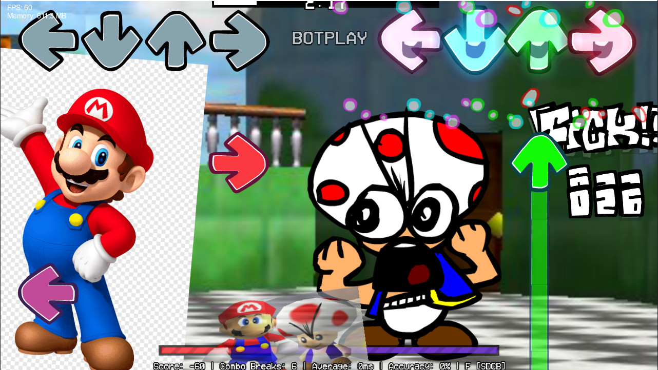 Abuse Encore (SM64 Cover) Mod for Friday Night Funkin' | FNF Mods