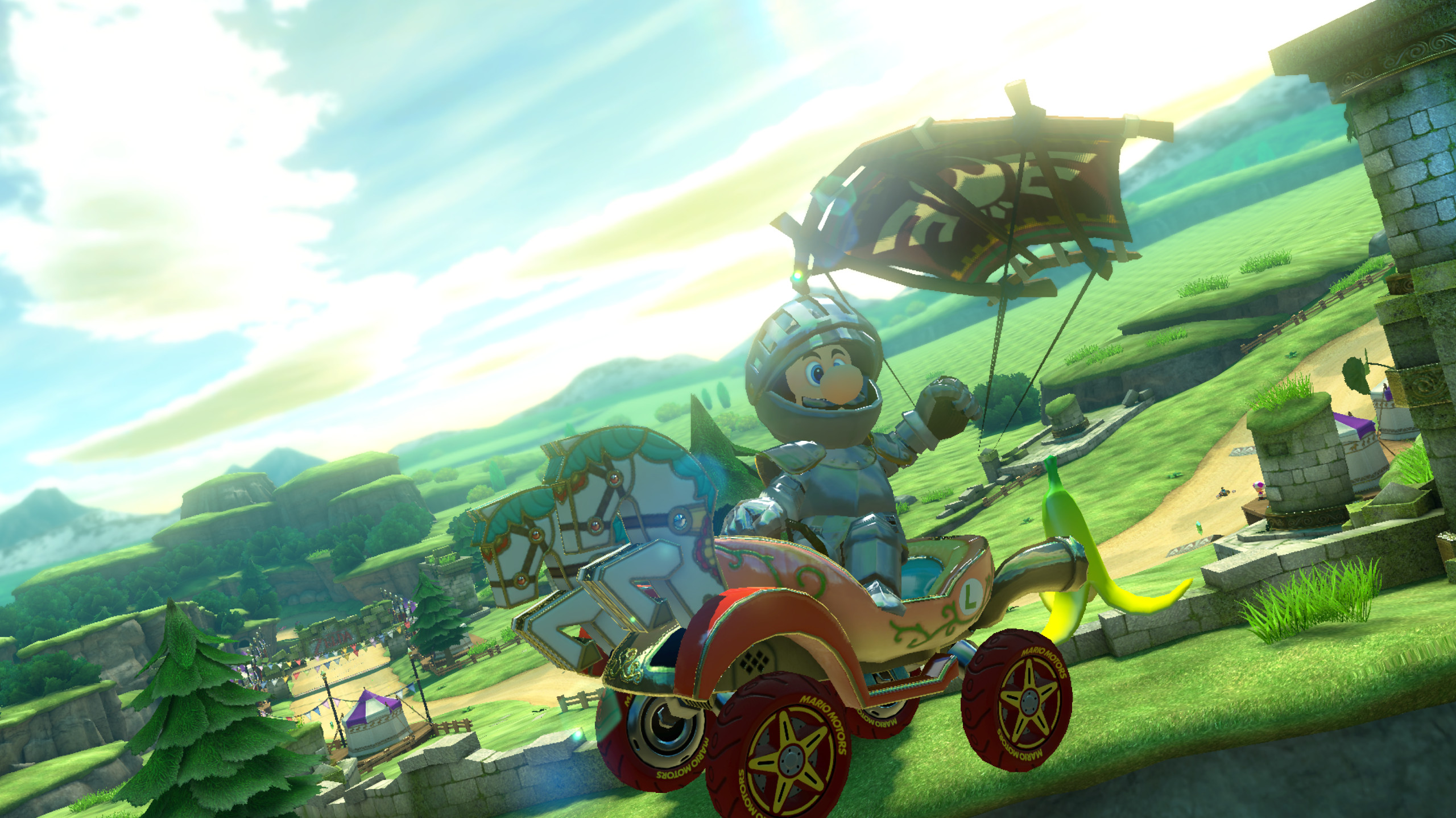 Knight Luigi (Mario Kart Tour Port) Mod for Mario Kart 8 Deluxe | MK8D Mods