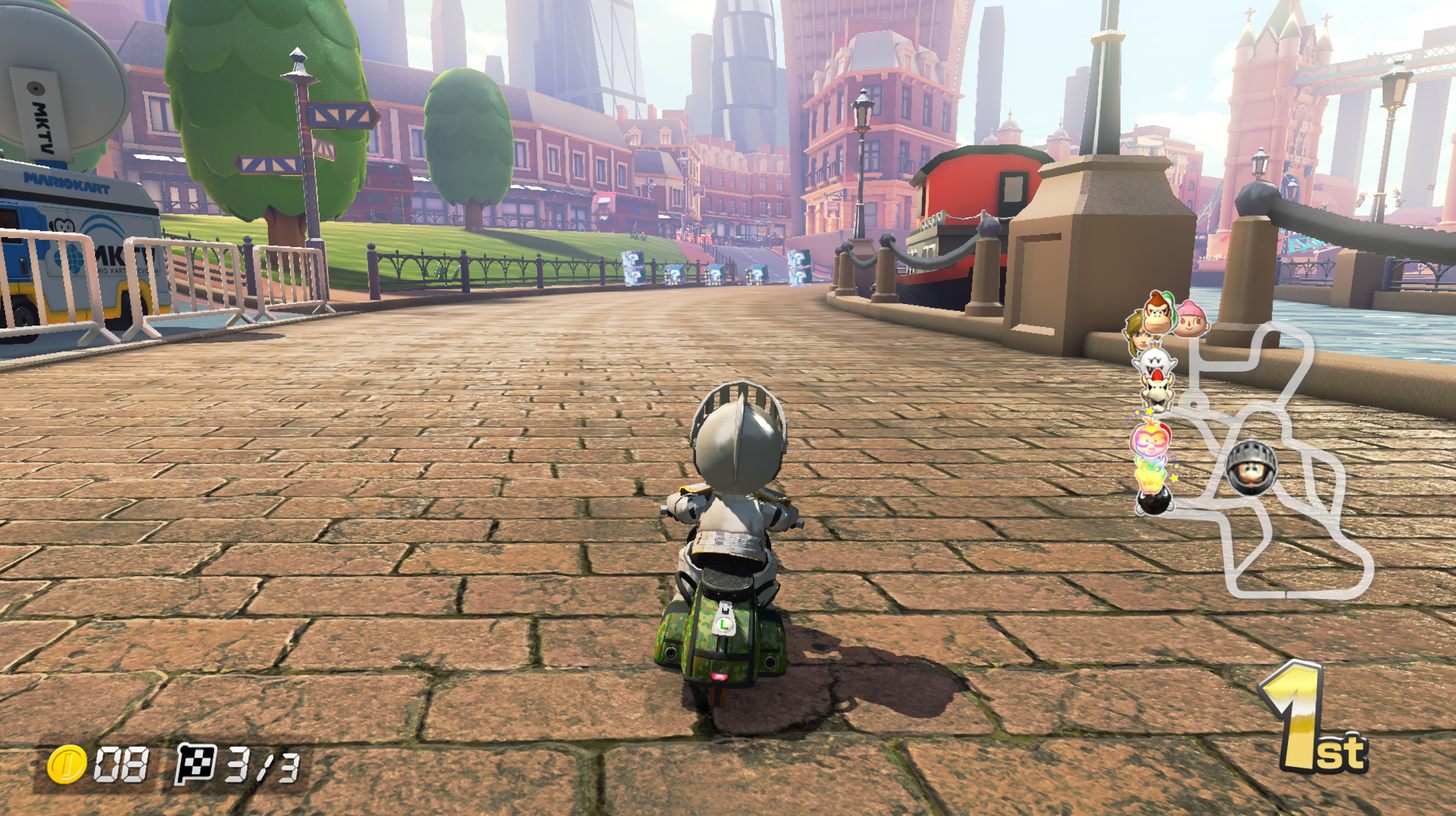 Knight Luigi (Mario Kart Tour Port) Mod for Mario Kart 8 Deluxe | MK8D Mods