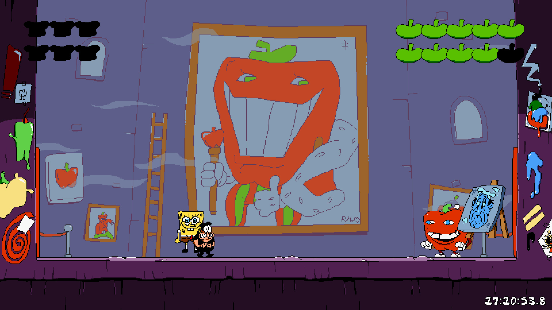 spongebob follower mod Mod for Pizza Tower | PT Mods