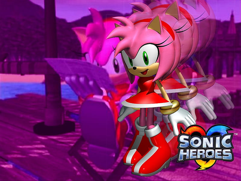 Amy over Knuckles Mod for Sonic Heroes | SH Mods