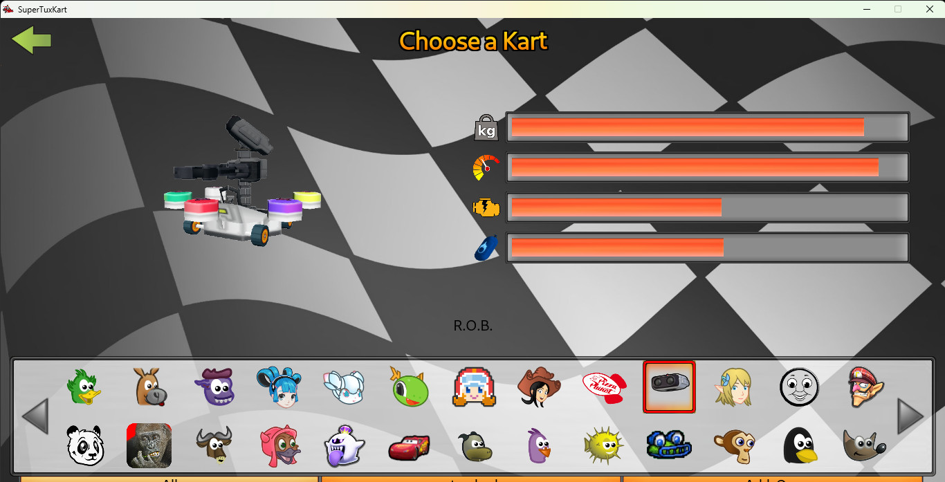 R.O.B. Mod for SuperTuxKart | STK Mods