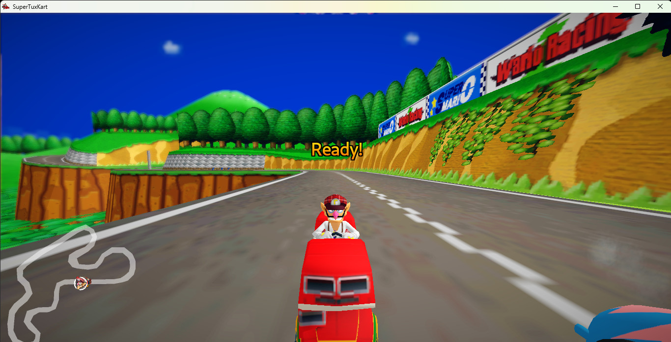 Waluigi (Bus Driver) Mod for SuperTuxKart | STK Mods