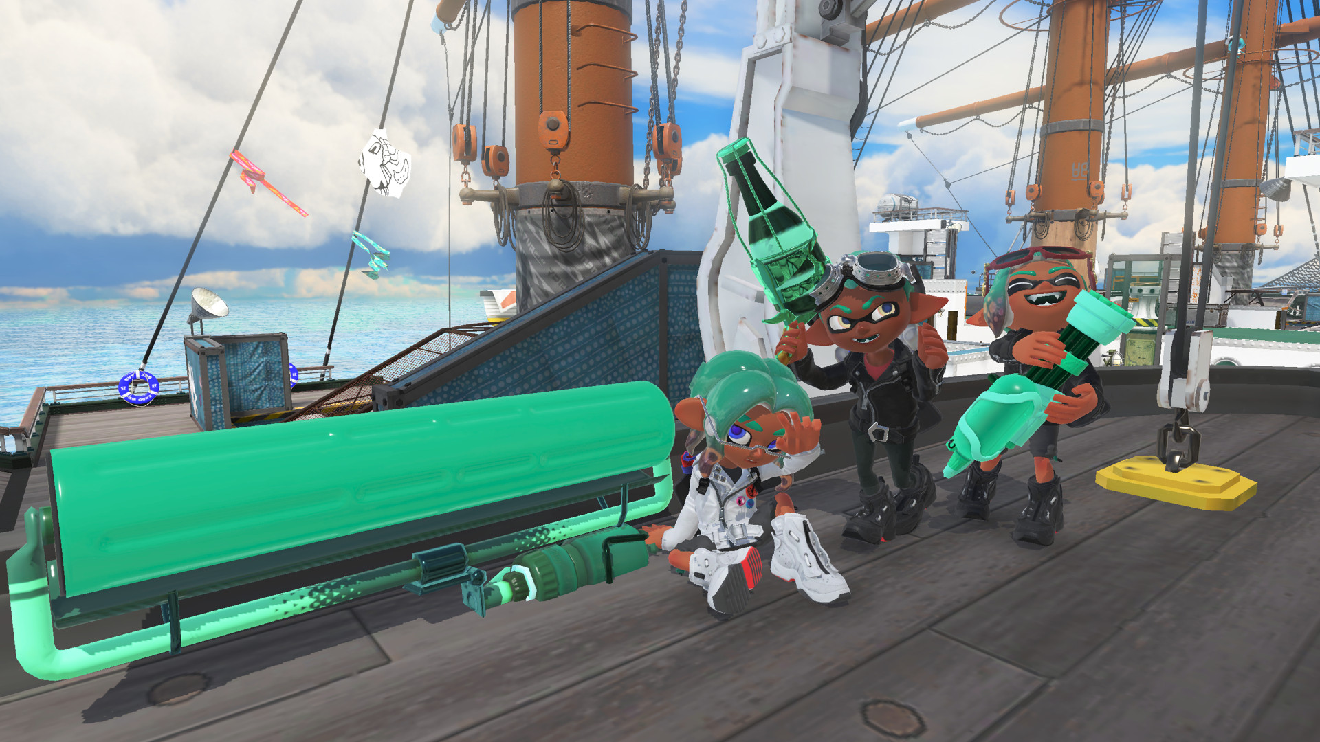 Mint Green Weapon Collection! Mod for Splatoon 3 | Splatoon 3 Mods