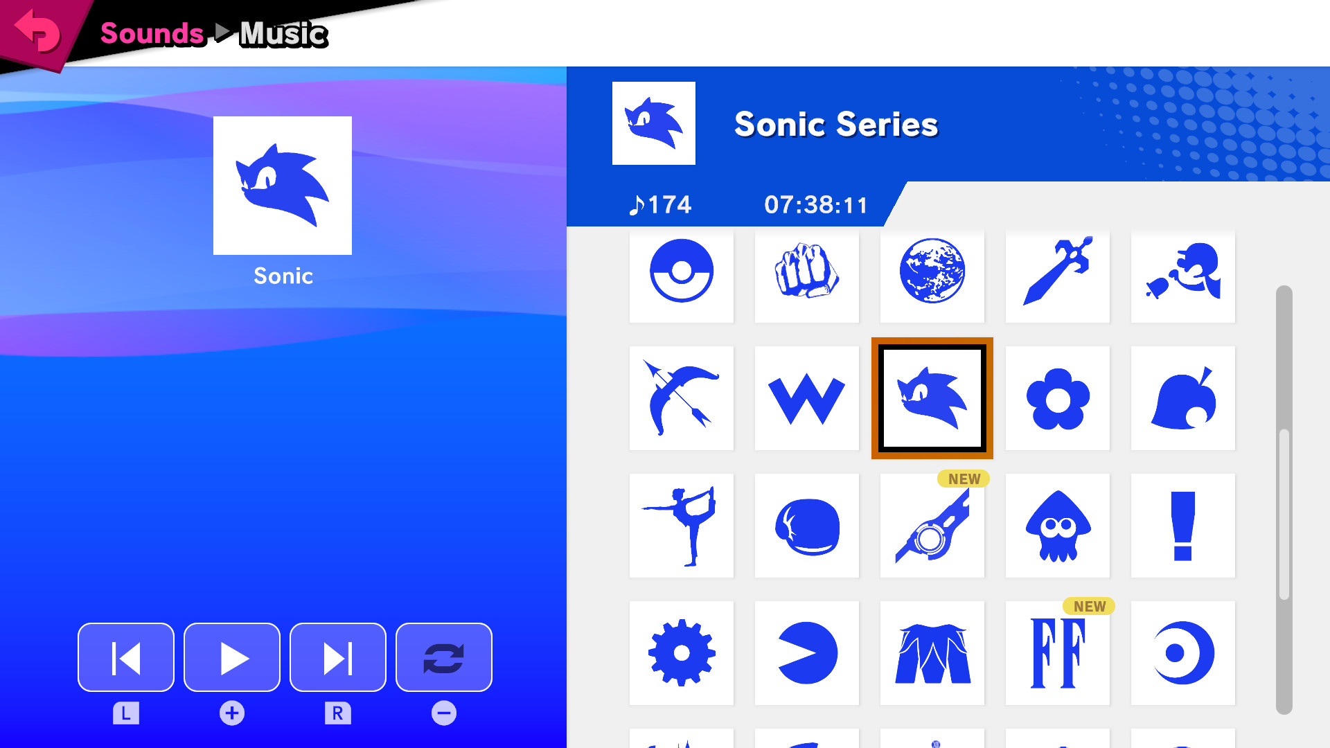 Sonic Extended Tracklist [Super Smash Bros. Ultimate] [Mods]