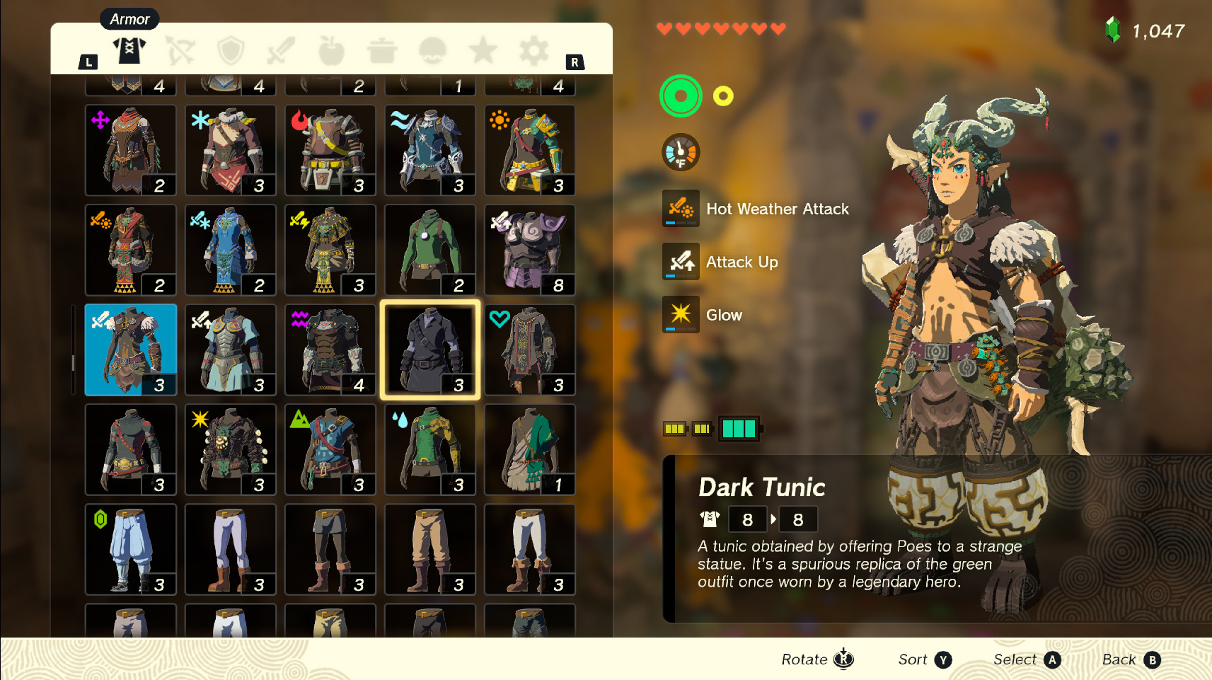 Better Sorting Mod for The Legend of Zelda: Tears of the Kingdom | TOTK ...