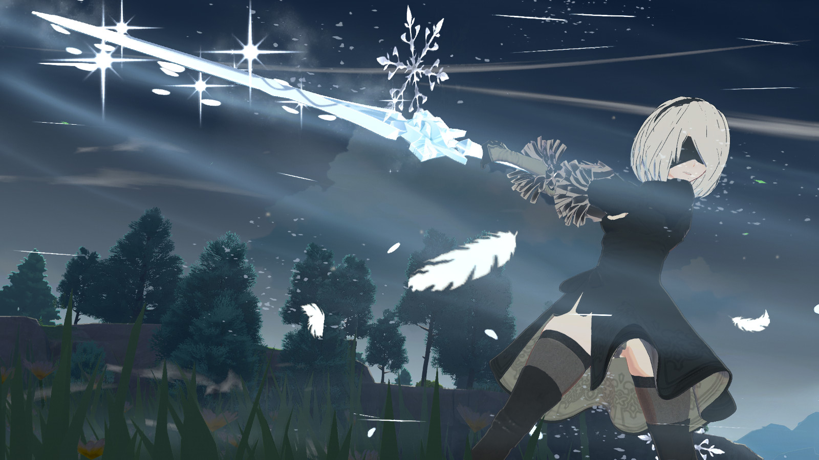 [Eula]Yorha Type 2B v2 Mod for Genshin Impact | GI Mods