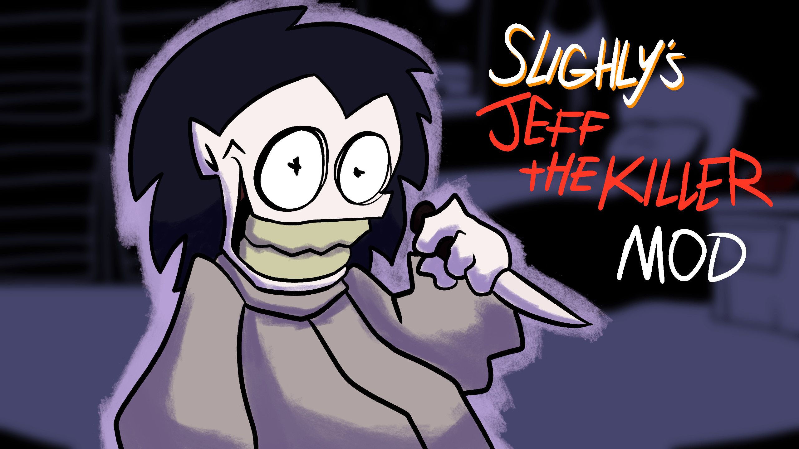 Slightly's Jeff the Killer Mod Mod for Friday Night Funkin' | FNF Mods