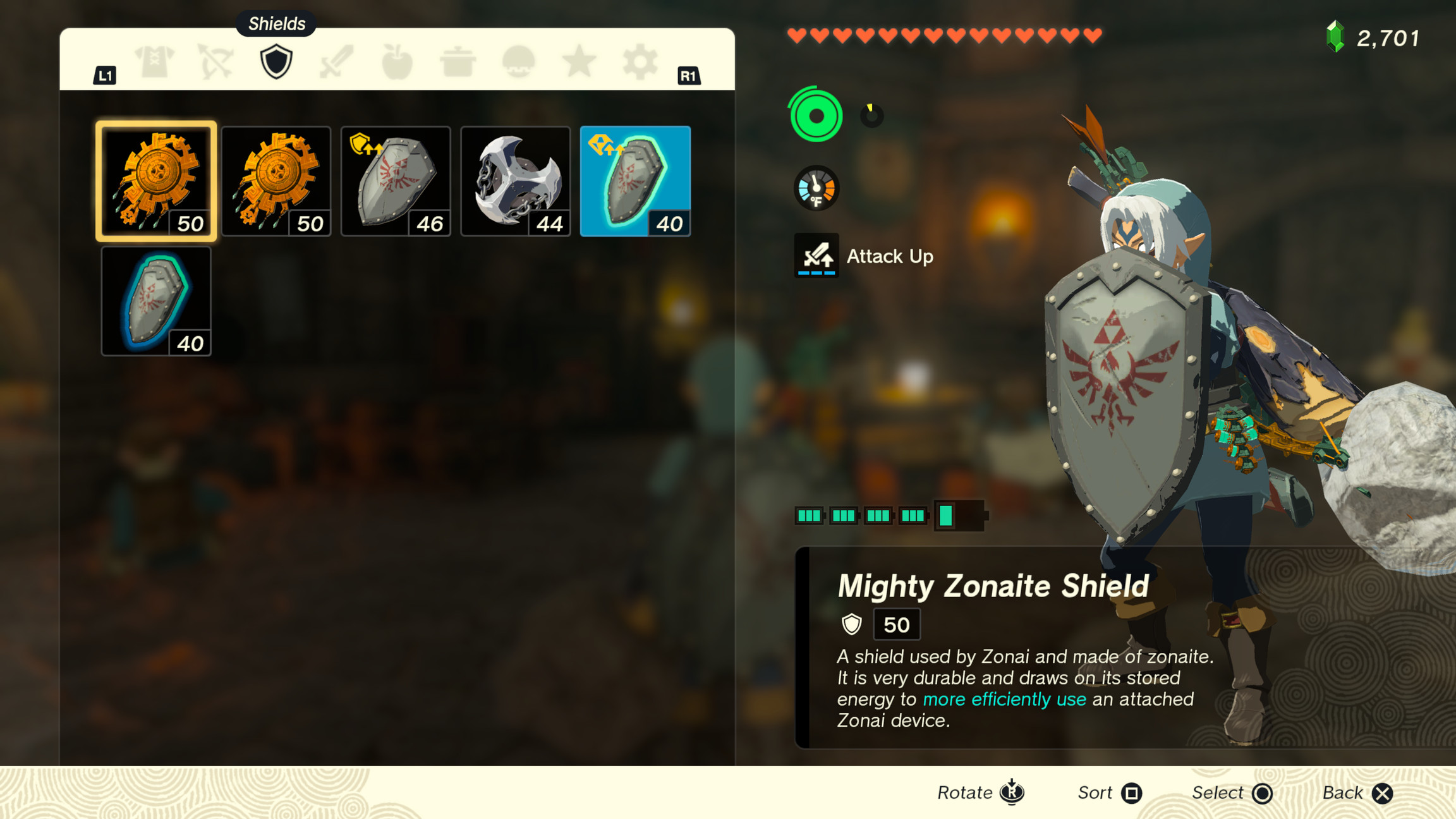 Improved Inventory Sorting Mod for The Legend of Zelda: Tears of the ...