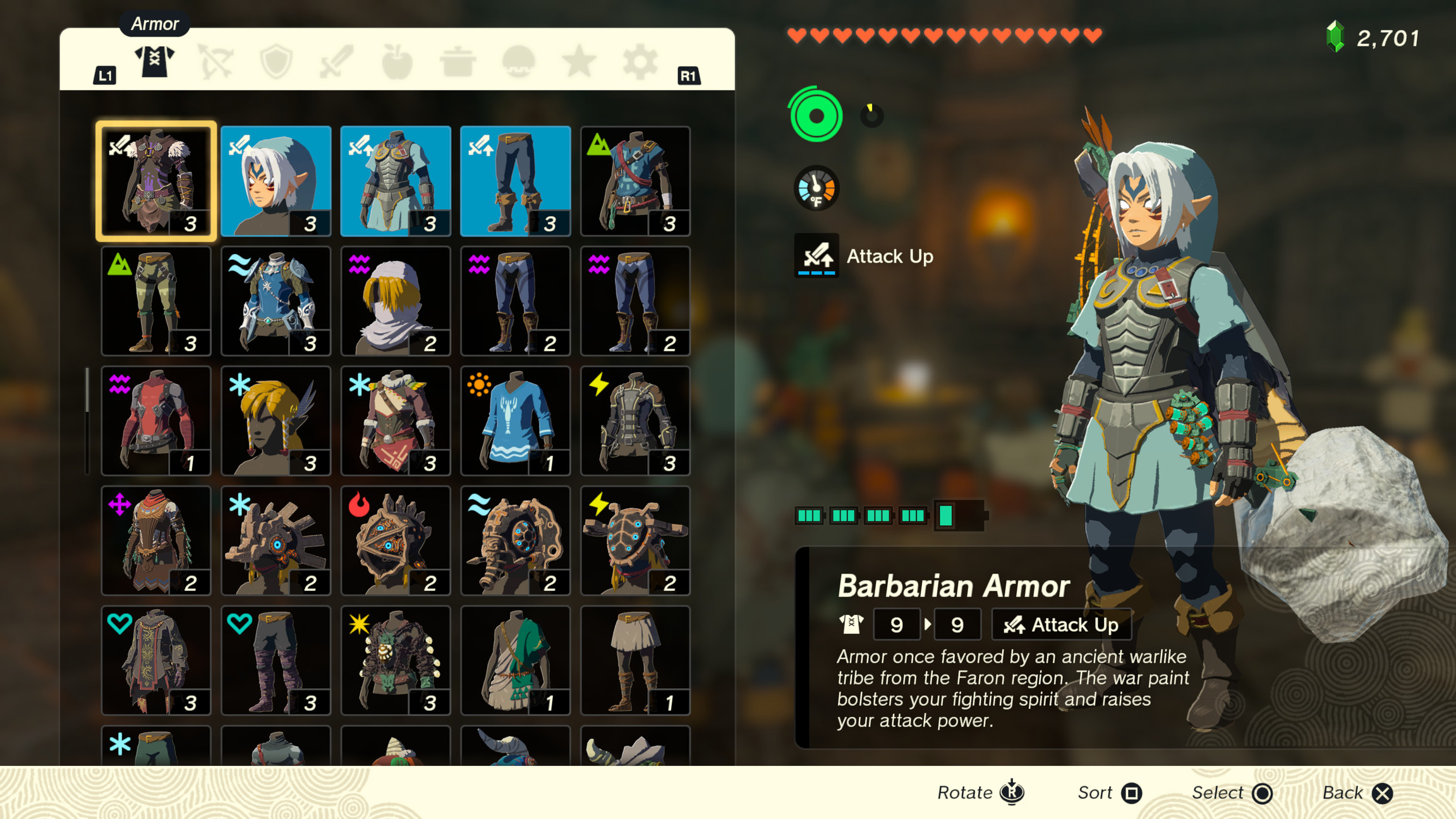 Improved Inventory Sorting Mod for The Legend of Zelda: Tears of the ...