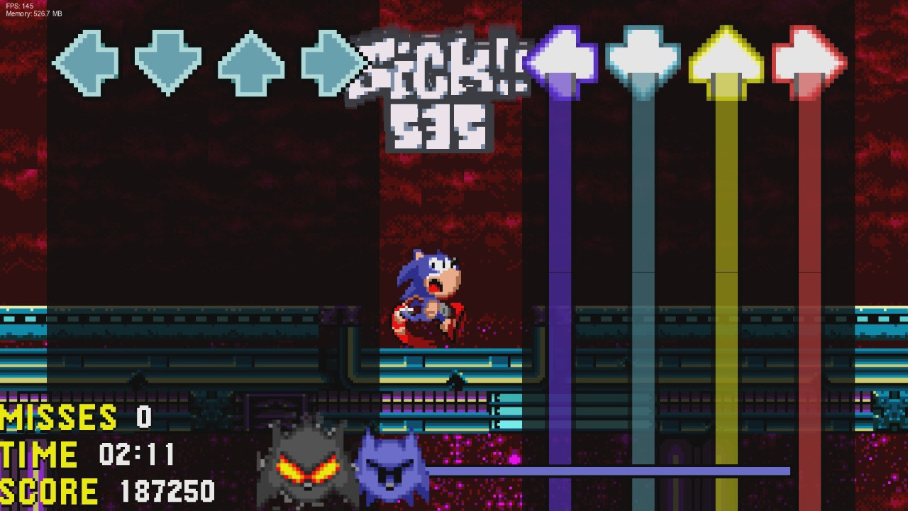 Prey Mania Chart (Sonic.exe 2.5) Mod for Friday Night Funkin' | FNF Mods