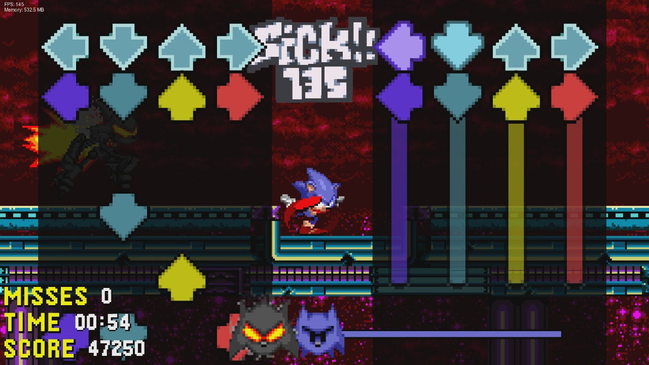 Prey Mania Chart (Sonic.exe 2.5) Mod for Friday Night Funkin' | FNF Mods