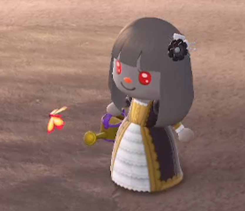 Butterfly of Paradise (Kirby) over Yellow Buttefly [Animal Crossing ...