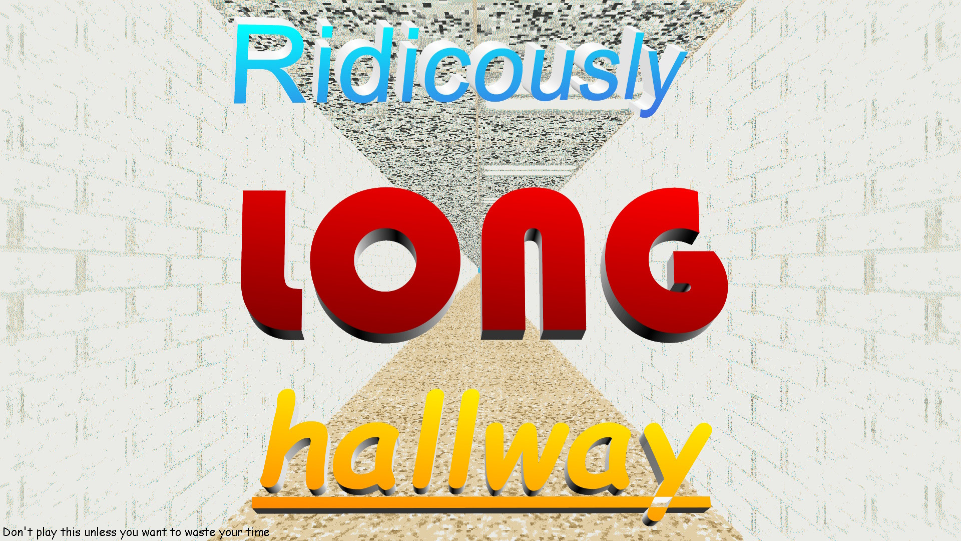 The Ridiculously Long Hallway [Baldi's Basics] [Mods]