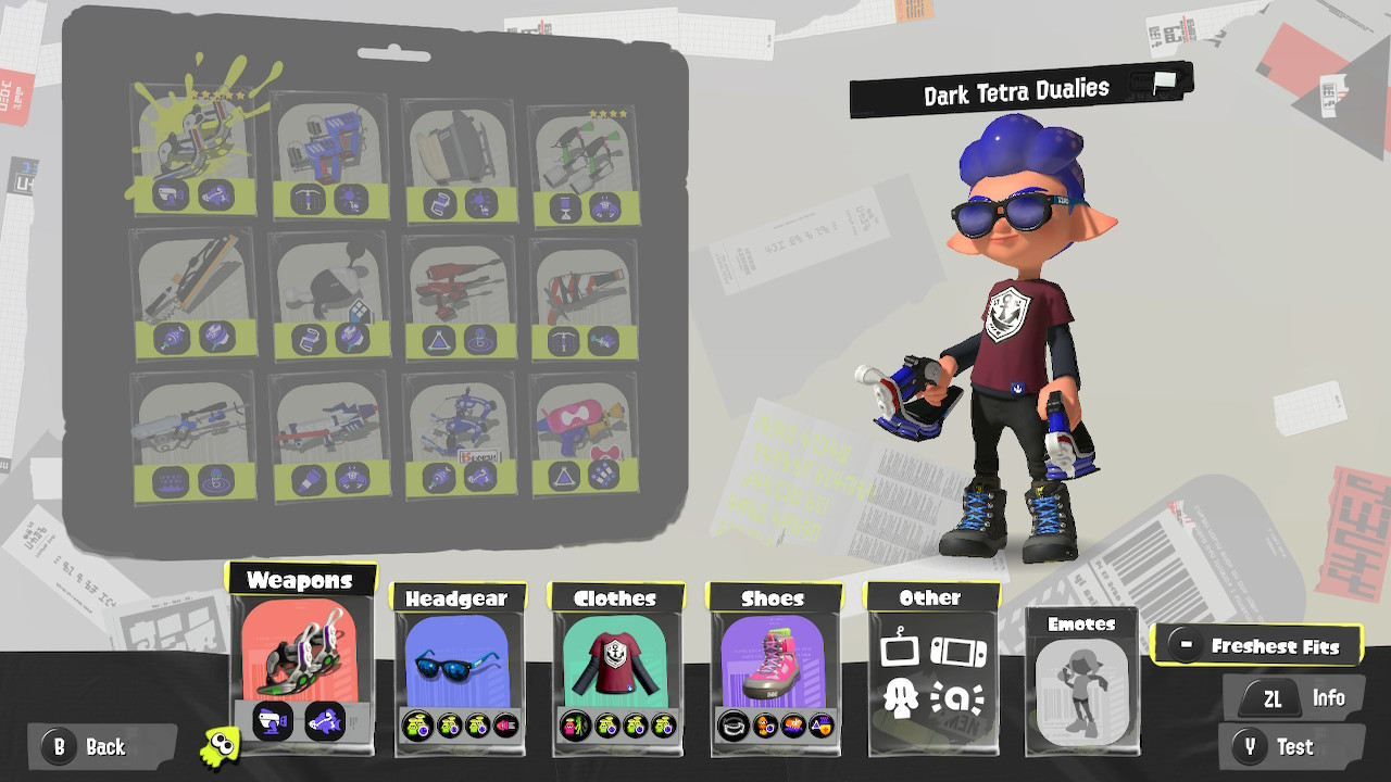 Neon Tetra Dualies Mod for Splatoon 3 | Splatoon 3 Mods