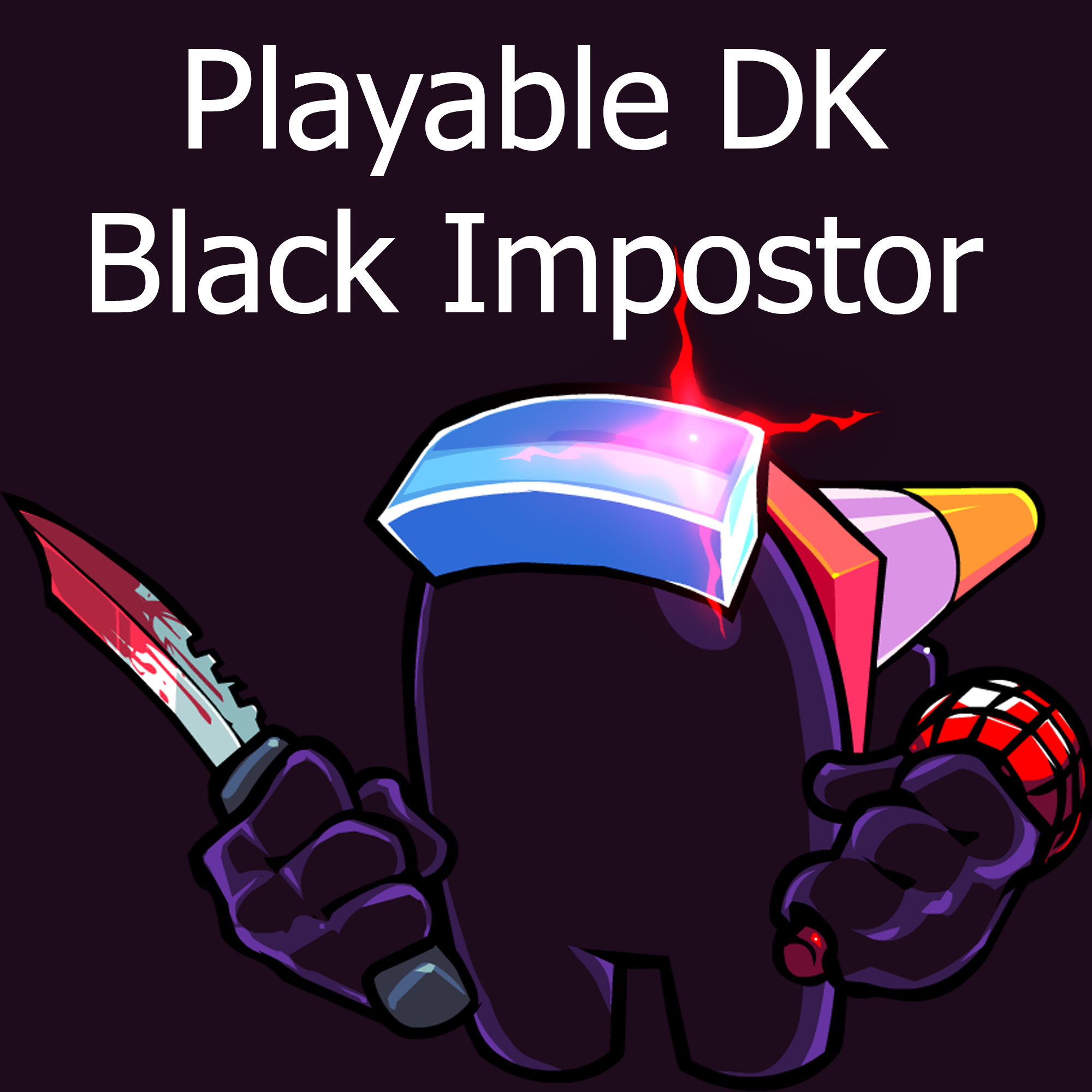 Playable DK Black Impostor Mod for Friday Night Funkin' | FNF Mods