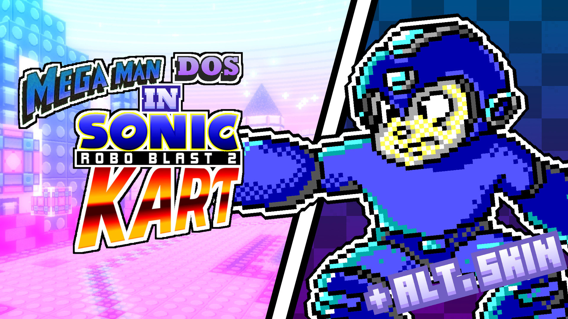 Mega Man DOS Character Pack! Mod for Sonic Robo Blast 2 Kart | SRB2K Mods