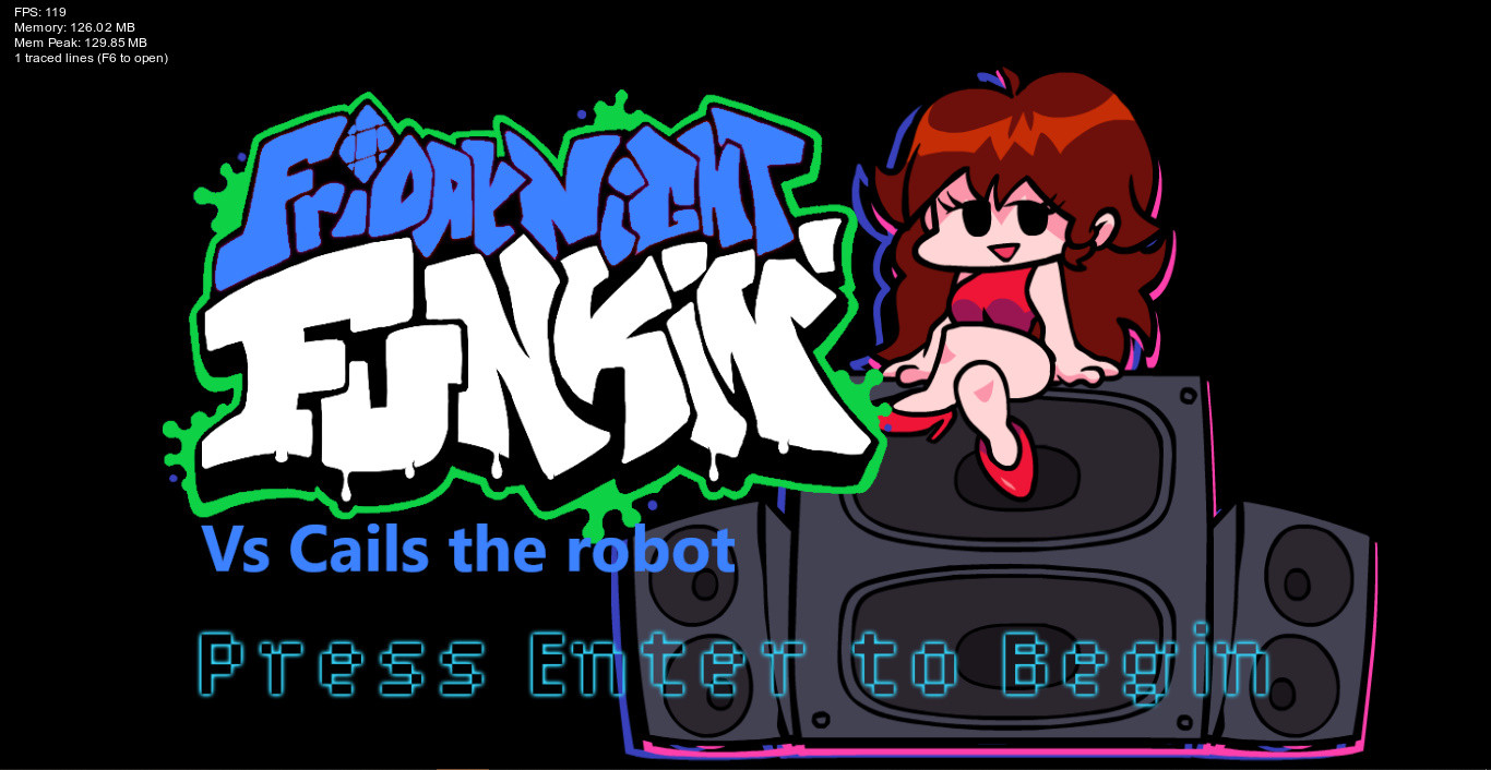 Friday Night Funkin' Vs Cails the robot [Friday Night Funkin'] [Mods]