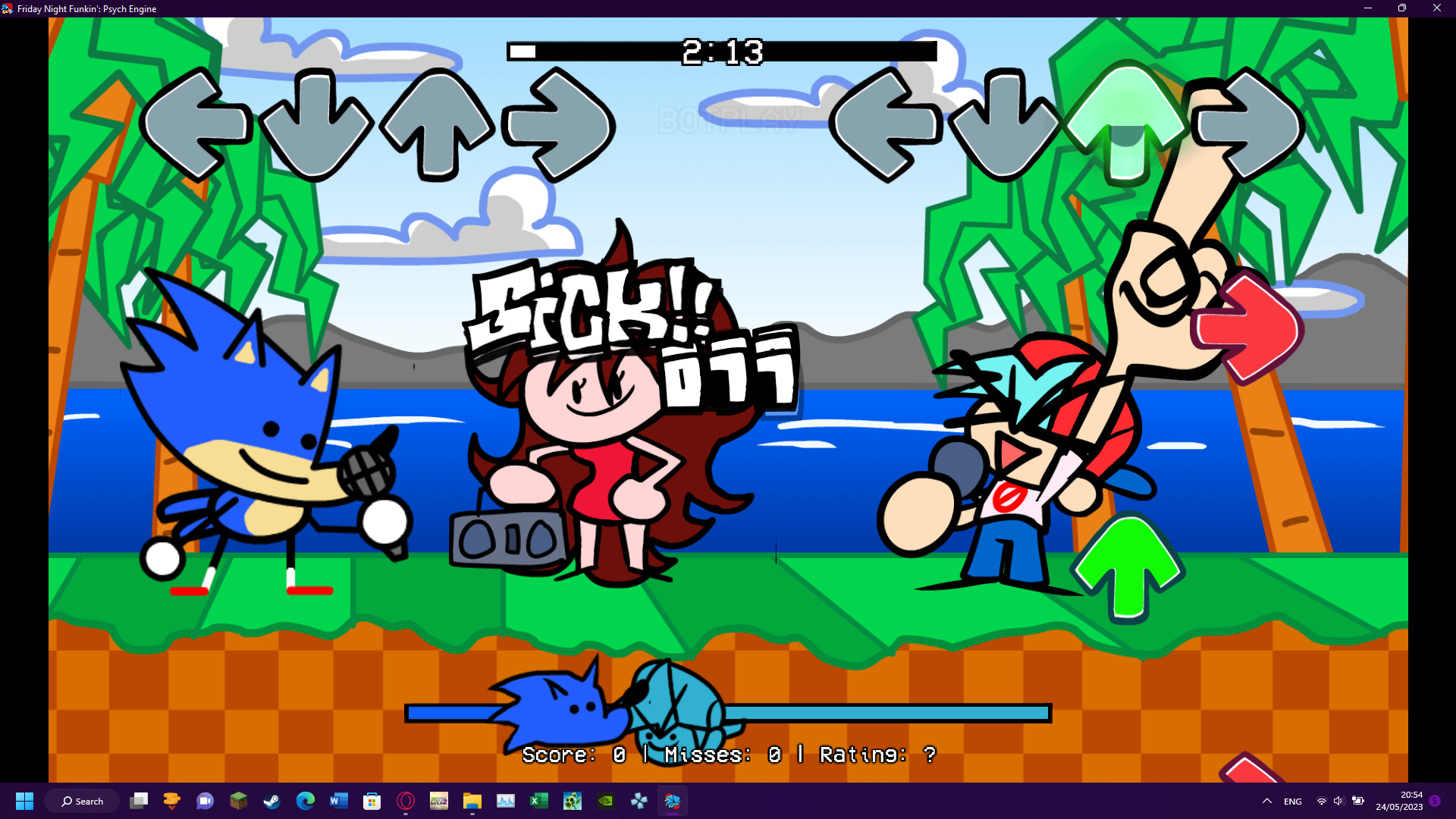 Vs. Sonic (From Terminal) - DEMO [Friday Night Funkin'] [Mods]