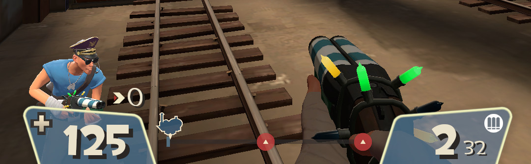 Middle Mann Centered Default HUD [Team Fortress 2] [Mods]