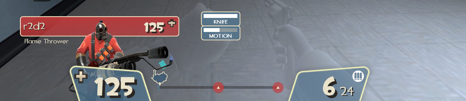 Middle Mann Centered Default HUD [Team Fortress 2] [Mods]