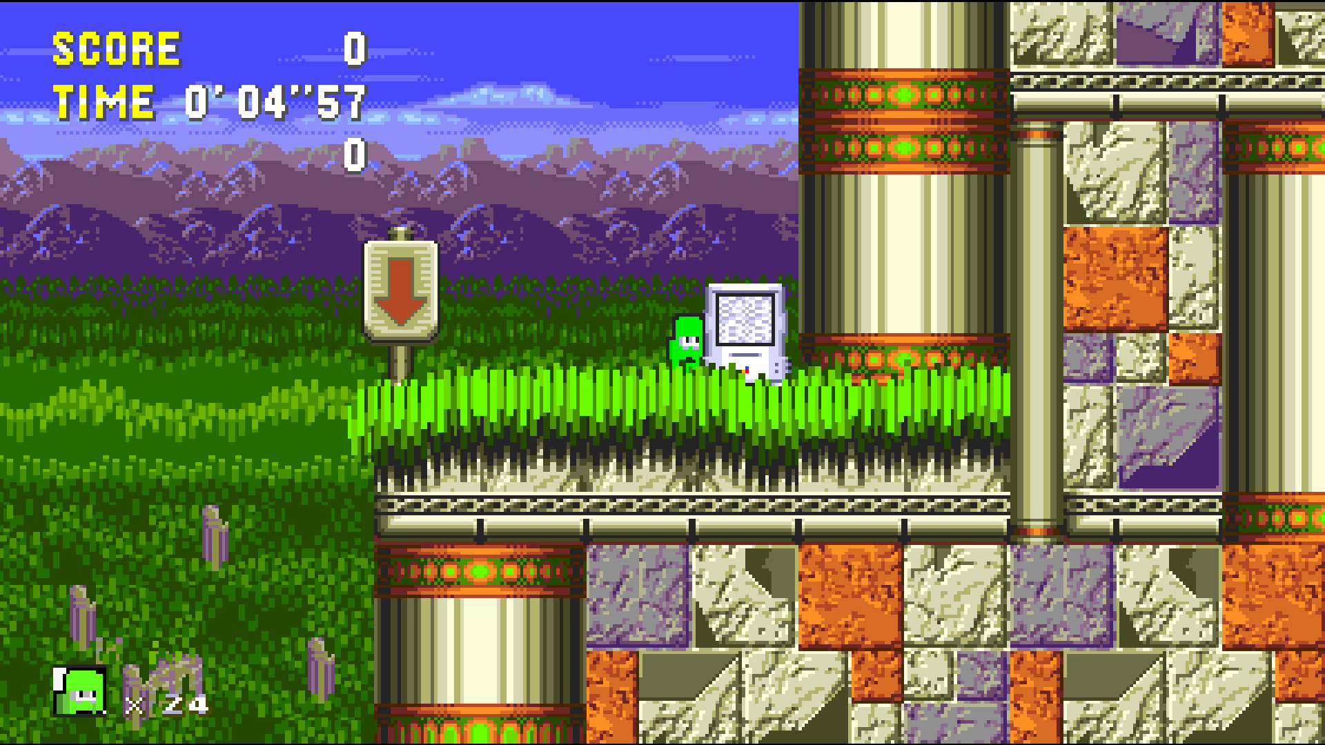 Larry the Cucumber in Sonic 3 A.I.R. Mod for Sonic 3 A.I.R. | S3AIR Mods