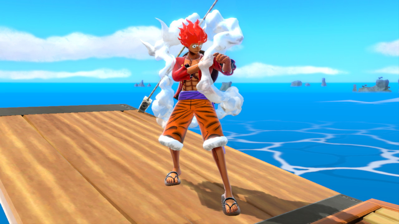 Red ver. 5th Gear Luffy over Kazuya Mod for Super Smash Bros. Ultimate ...