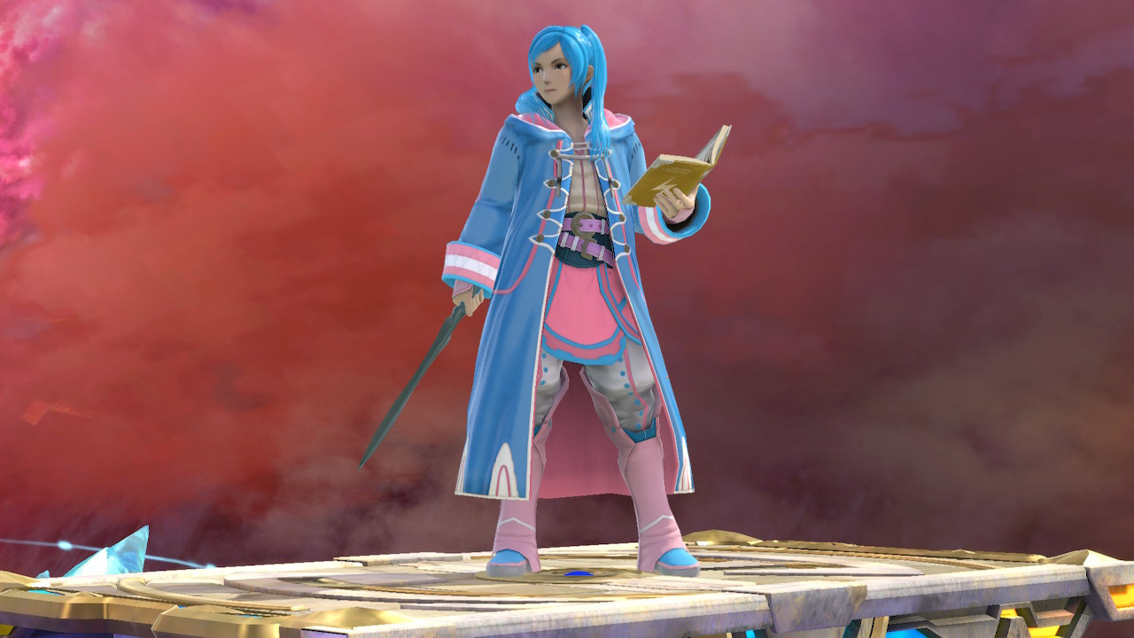 Trans Rights Robin [Super Smash Bros. Ultimate] [Mods]