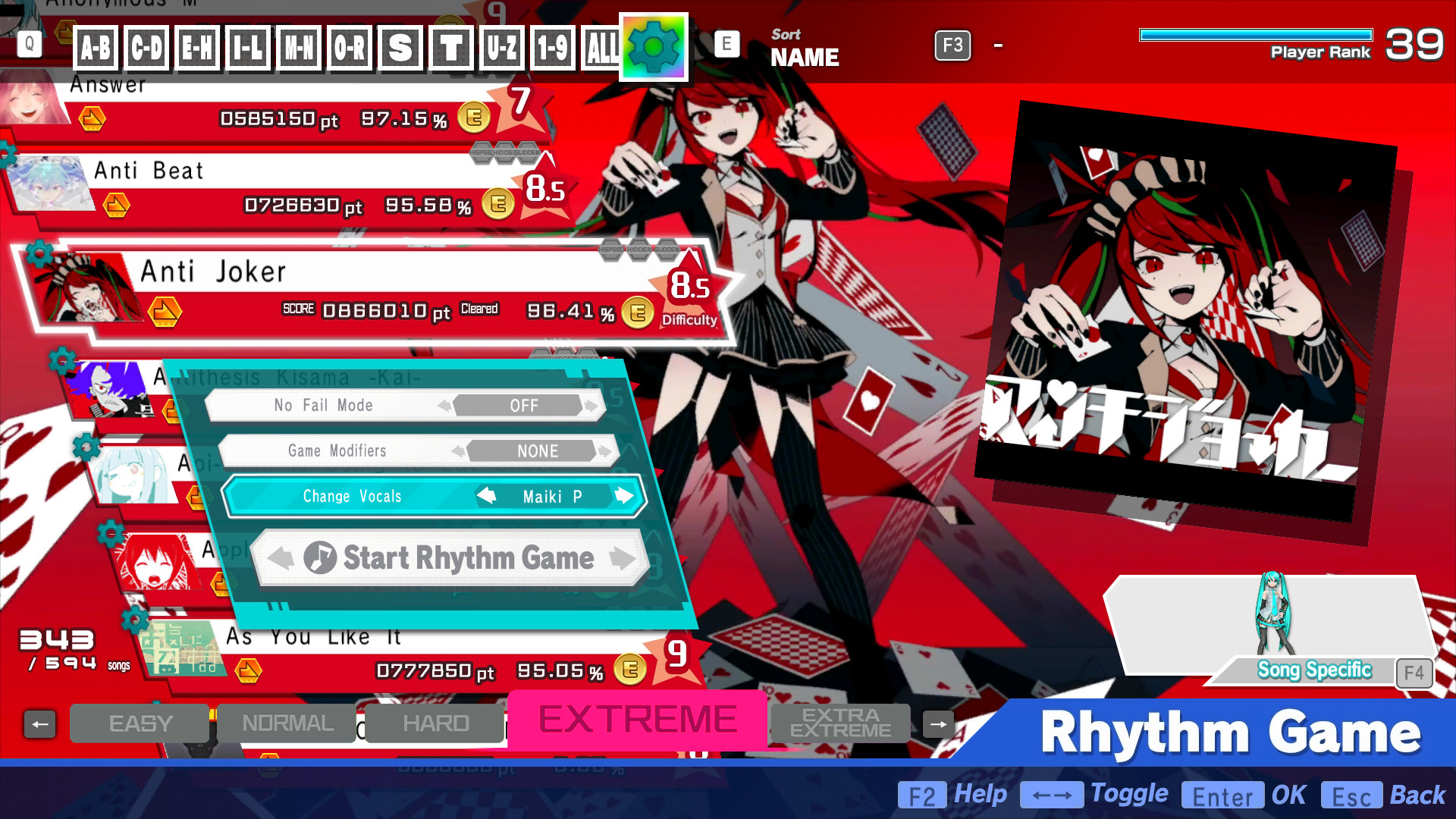 Ani's Mod Song Cover Pack Mod for Hatsune Miku: Project DIVA Mega Mix+ ...