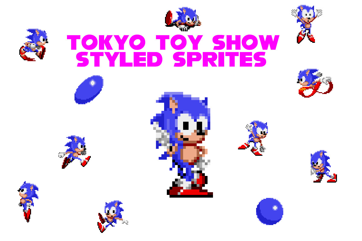 Tokyo Toy Show Styled Sonic Sprites Mod for Sonic the Hedgehog Forever ...