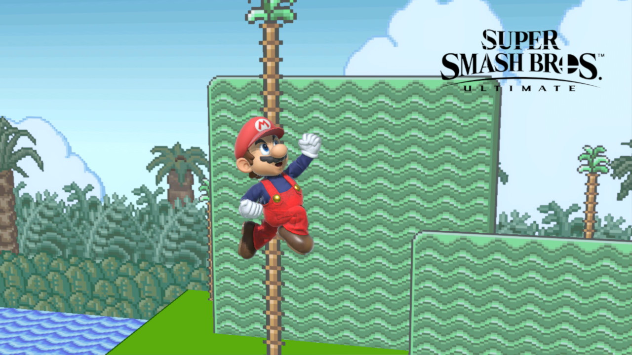 SMB2 Cover Art Mario Mod for Super Smash Bros. Ultimate | SSBU Mods