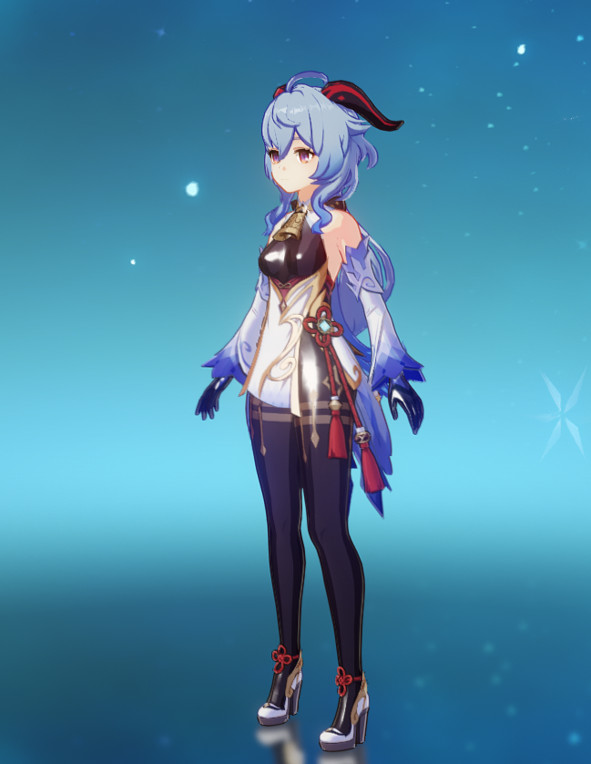 Ganyu Higher Heels and Latex Mod for Genshin Impact | GI Mods