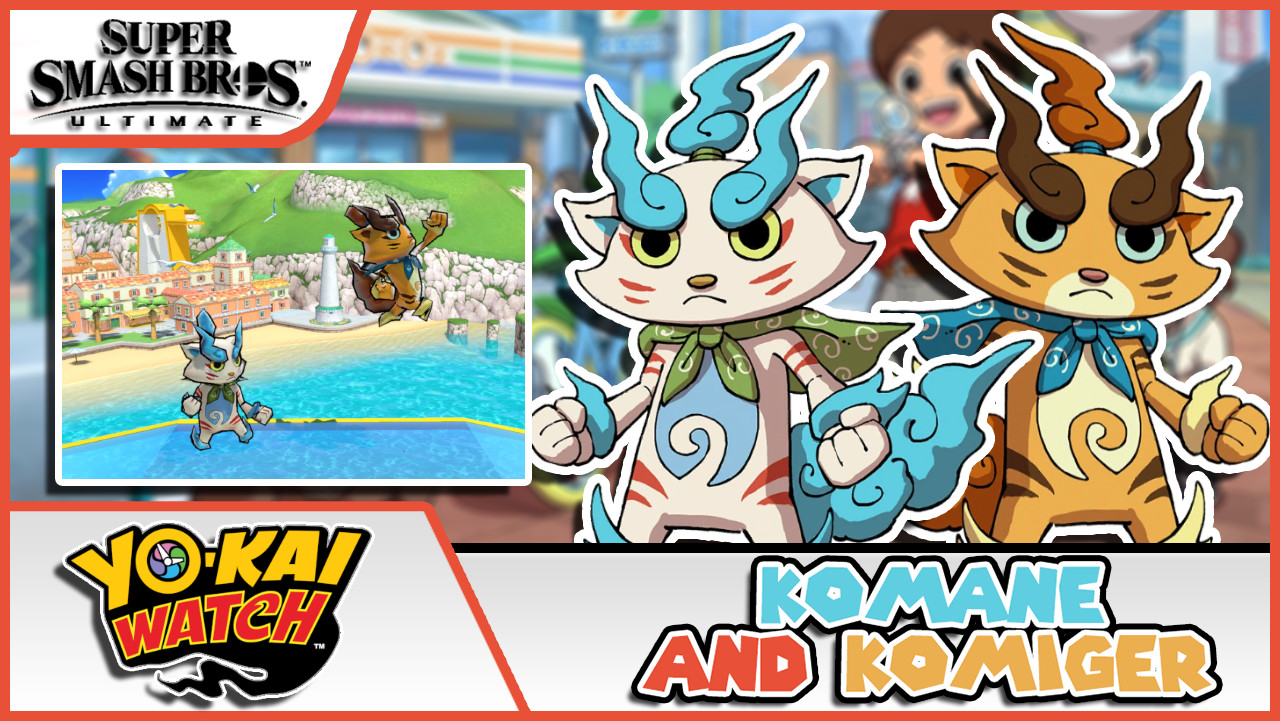 Komane and Komiger (Yo-Kai Watch) Mod for Super Smash Bros. Ultimate | SSBU Mods